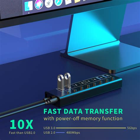 In USB C Hub With Dual USB Dual USB C Data And PD Charging Ports Multiport Docking