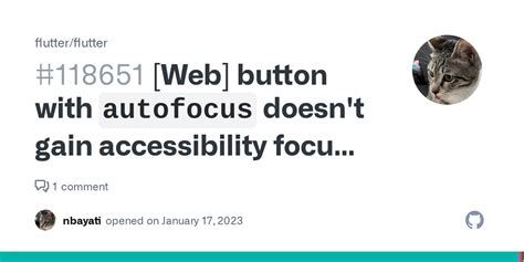 Web Button With `autofocus` Doesnt Gain Accessibility Focus