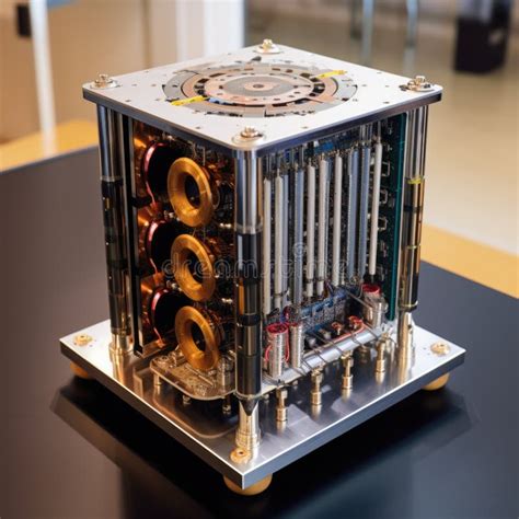 Small But Powerful Desktop Quantum Computer Stock Illustration Illustration Of Cutting Next