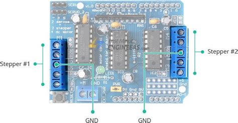 Điều Khiển động Cơ Dc Stepper Motor Và Servo Bằng Motor Shield L293d