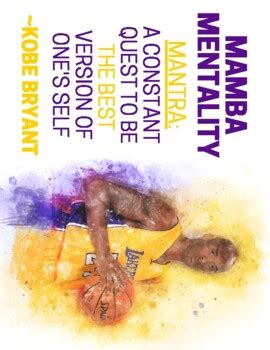 Mamba Mentality Kobe Bryant Classroom Posters By Bybcreativcrafts