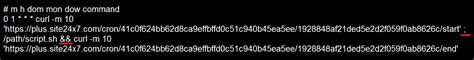 add a cron monitor online help site24x7