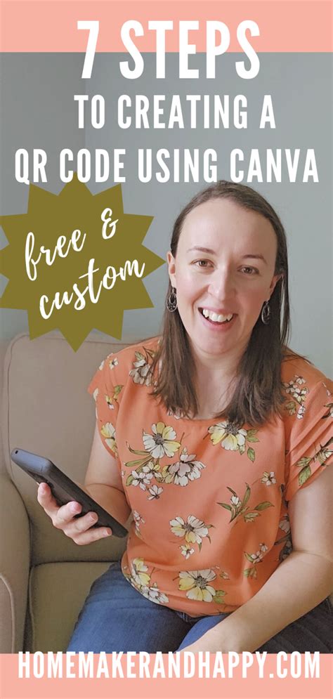 How To Create A FREE Custom QR Code In Canva Homemaker And Happy