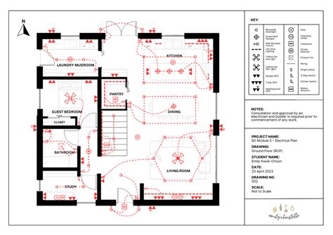 Creating An Electrical Plan On Behance