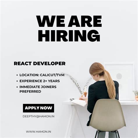 hiring react developer resume deepthy c kurup