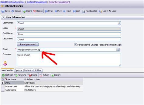 Acumatica Singapore Sending Notifications