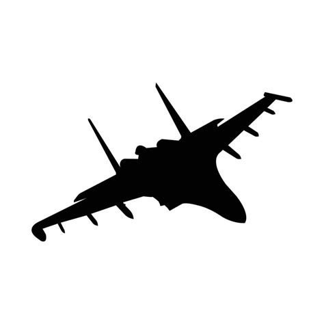 Fighter Plane Icon Vector 21958673 Vector Art At Vecteezy