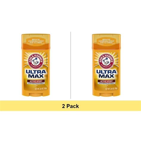 Arm And Hammer Ultramax Antiperspirant Deodorant For Men Invisible Solid