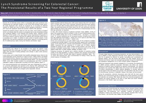 Conference Posters Yorkshire Cancer Research Bowel Cancer Improvement