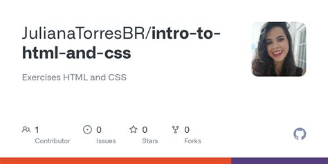 GitHub JulianaTorresBR Intro To Html And Css Exercises HTML And CSS