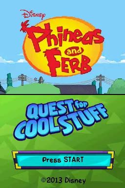 Phineas And Ferb Quest For Cool Stuff 2013 Mobygames