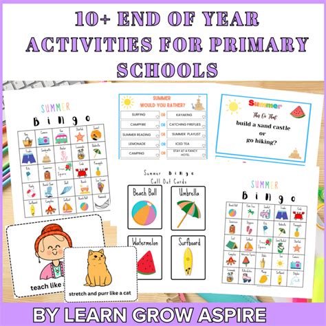 Top End Of Year Classroom Activities