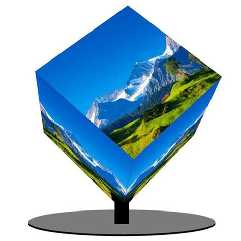 rotating cube led display