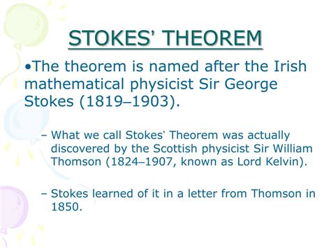 PPT Stoke S Theorem PowerPoint Presentation Free Download ID