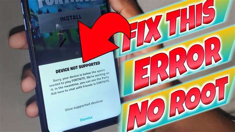 [latest] How To Fix Fortnite Device Not Supported Officially Problem Without Root Umirtech