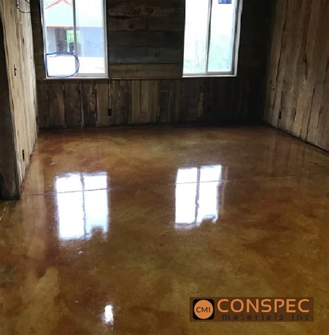Rustic Concrete Acid Stain