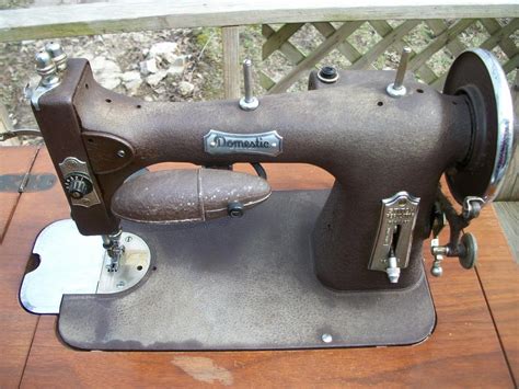 Vintage Domestic Rotary Model 151 Sewing Machine With Cabinet 1856831928