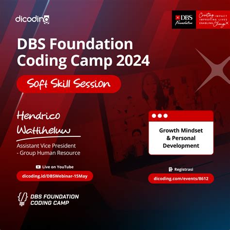 Soft Skill Webinar Growth Mindset And Personal Development Dbs