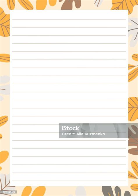 그리드 용지입니다 색상 가로 선이있는 추상적 인 줄무늬 배경입니다 꽃 배경에 종이 노트를 인쇄합니다 최적의 A5 크기 학교 카피북 노트북 일기 노트 책에 대한 기하학적 패턴