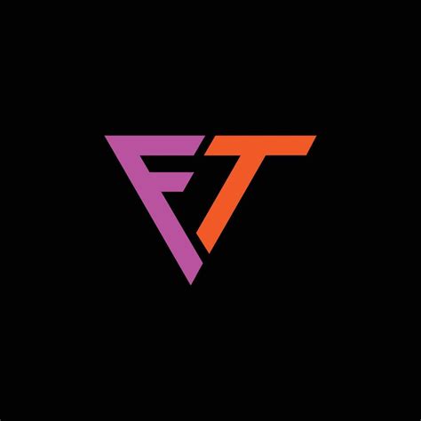 Ft Logo Design Template 51723957 Vector Art At Vecteezy