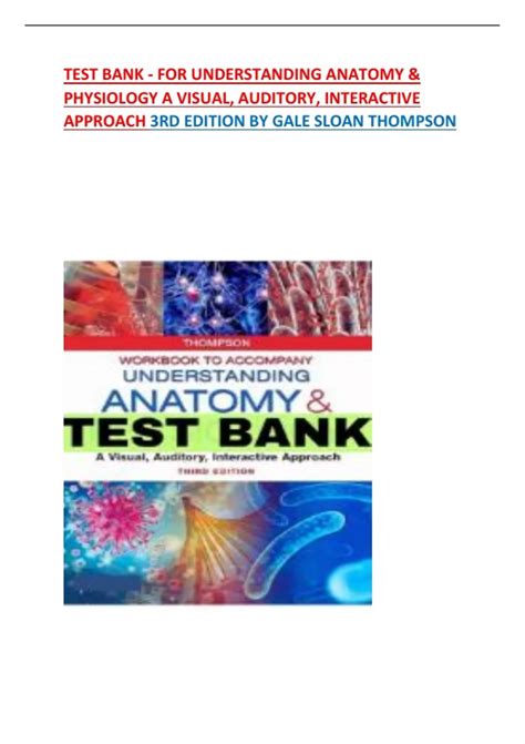 Test Bank For Understanding Anatomy And Physiology A Visual Auditory
