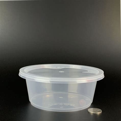 microwaveable round container with lid disposable takeaway containers
