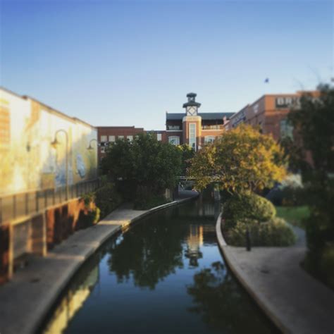 The Bricktown Canal In Downtown Oklahoma City I Love To Walk Along The