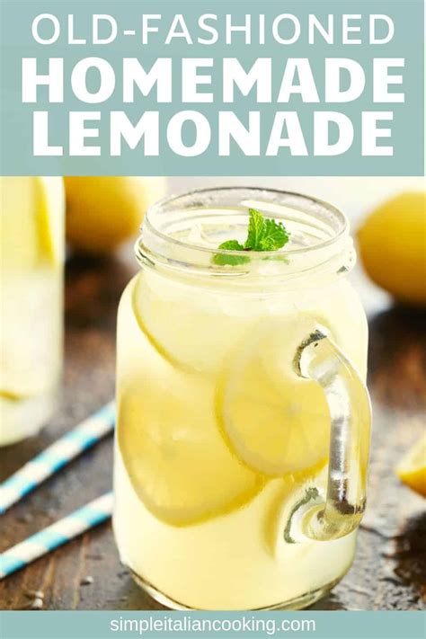 Simple Real Lemon Lemonade Recipe Ctlga