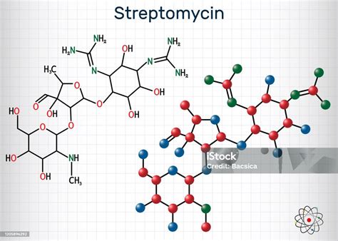 Streptomycin Molekul C21h39n7o12 Ini Adalah Antibiotik Aminoglycoside Formula Kimia Struktural