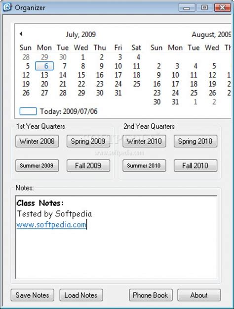 Class Schedule Tracker Download Softpedia