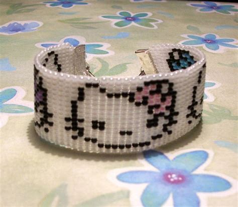 Hello Kitty Beaded Bracelet Diy Beaded Earrings Tutorial Beading