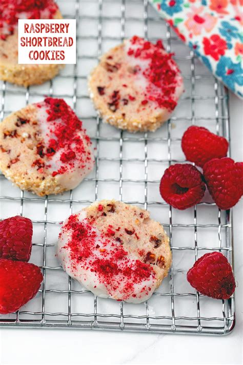 Raspberry Shortbread Cookies Recipe We Are Not Martha