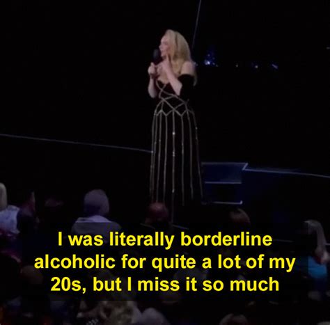 “i Miss It So Much” Adele Reveals Quitting Drinking After Being