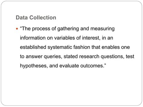 Data Collection Analysis And Interpretationpdf