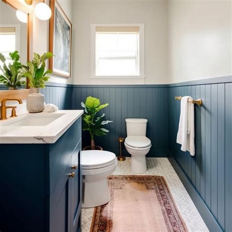 Wall Paneling Half Bath