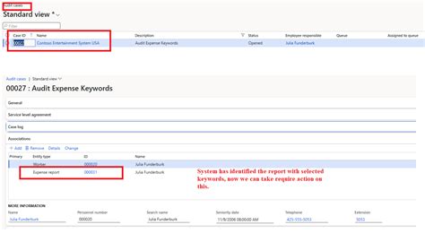 Audit Expense Reports Purchase Orders With Specific Keywords Using Audit Workbench Policies In