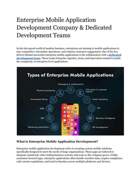 enterprise application development pdf