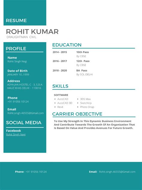 new rohit singh negi resume pdf