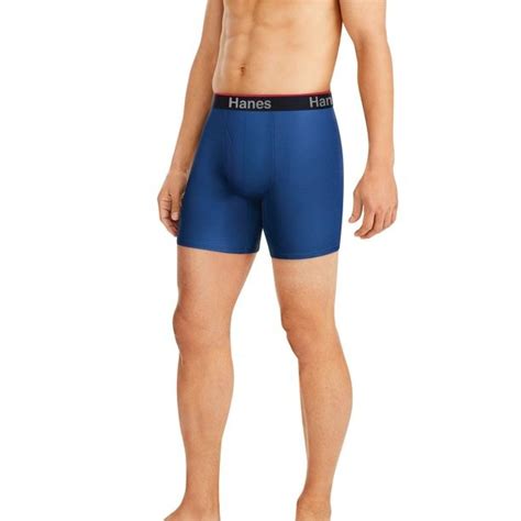 Hanes Mens Comfort Flex Fit Total Support Pouch Boxer Briefs 3 Pk S