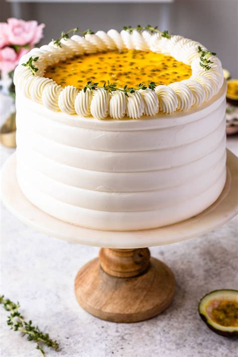 Passionfruit Cake Recipe Passion Fruit Cake Fruit Birthday Cake
