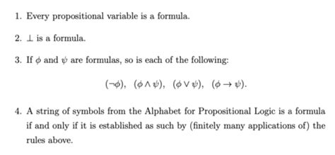 Formulas In Propositional Logic Flashcards Quizlet