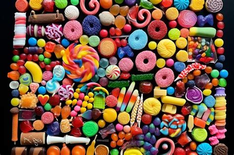 Premium Photo Candy Phenomenon A Marvel Of Sweets