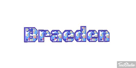 Braeden Nombre Diseños De Logotipos  Animados