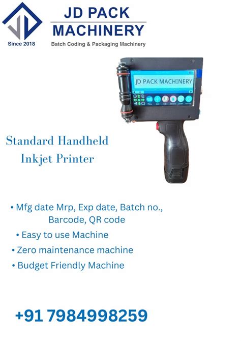 Batch Coding Machine Hand Inkjet Batch Coding Machines Manufacturer From Ahmedabad