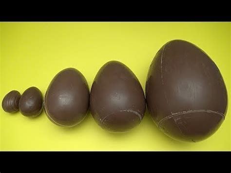 Learn Sizes With Surprise Eggs Opening Kinder Surprise Egg And Huge