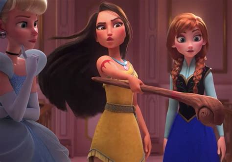 How The Disney Princess Scene In Wreck It Ralph 2 Actually Made It It