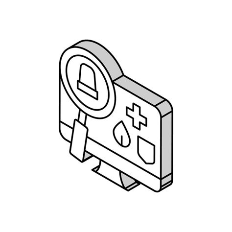 Monitoring And Information Retrieval Isometric Icon Vector Illustration 39311704 Vector Art At