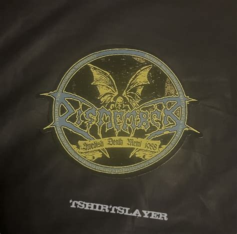 Dismember Swedish Death Metal Patch Tshirtslayer Tshirt And