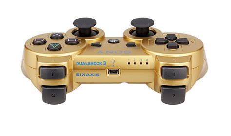 Metallic Gold Ps3 Controller