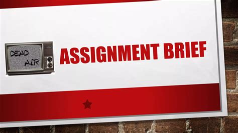 Assignment Brief Ppt